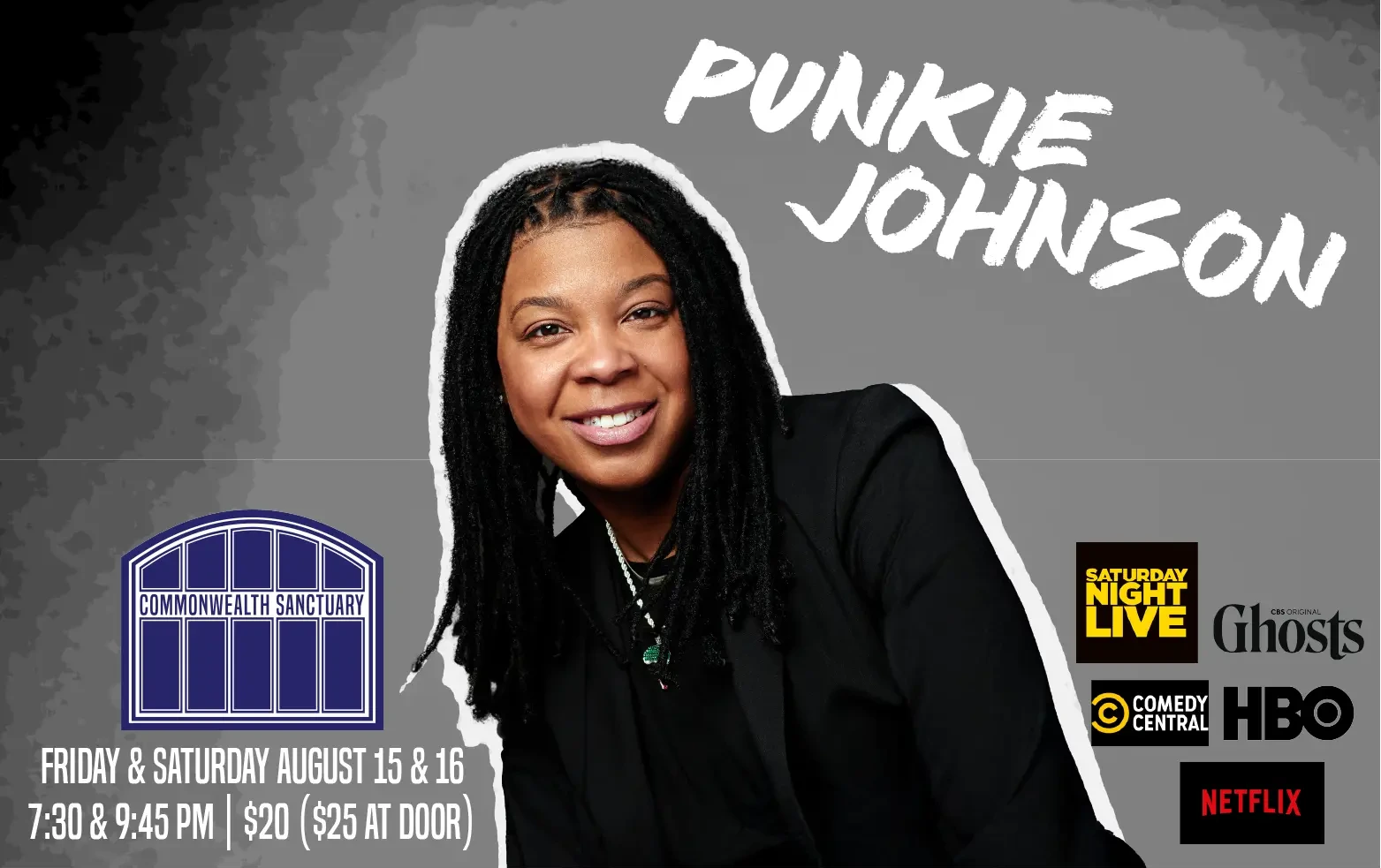 PUNKIE JOHNSON presented by Commonwealth Sanctuary Tickets ...