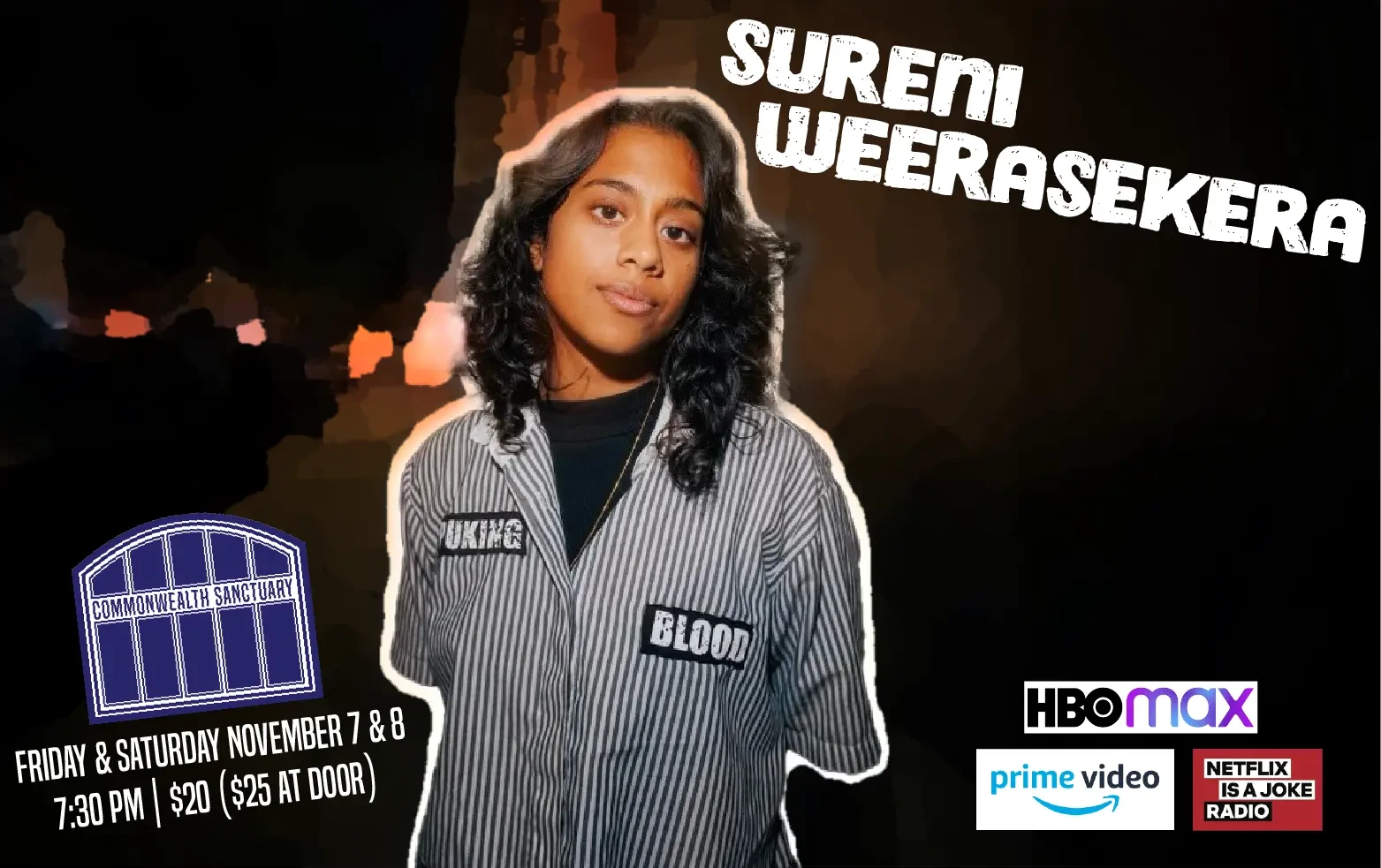 SURENI WEERASEKERA presented by Commonwealth Comedy Club Tickets ...