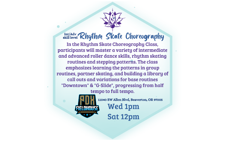 Rhythm Skate Choreography Tickets | Skate Oregon School