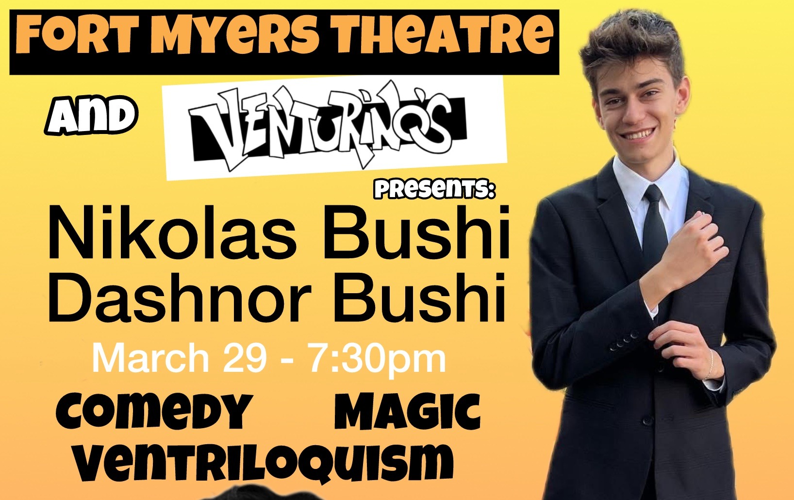 X Ft Myers Comedy Night with with comedians, magician and ventriloquist ...