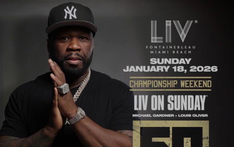 50 Cent Live at LIV Nightclub – Sunday, January 18, 2026 Tickets ...