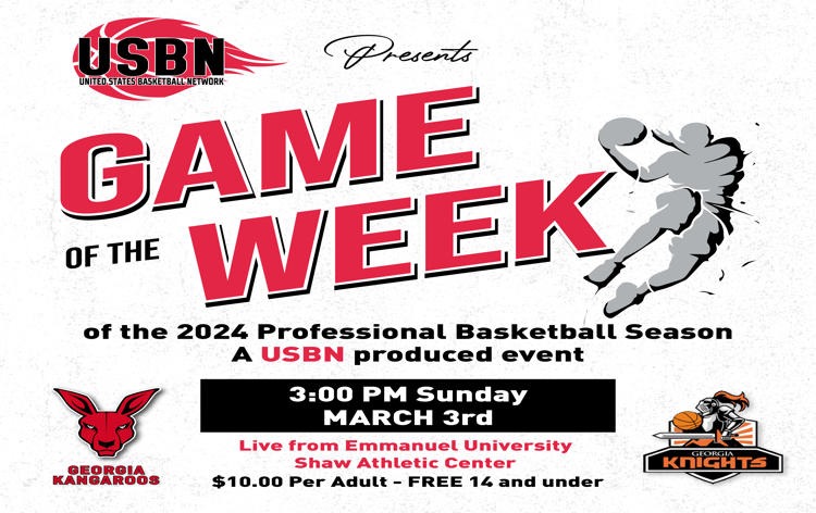 Georgia Kangaroos VS. Georgia Knights Tickets | USBN