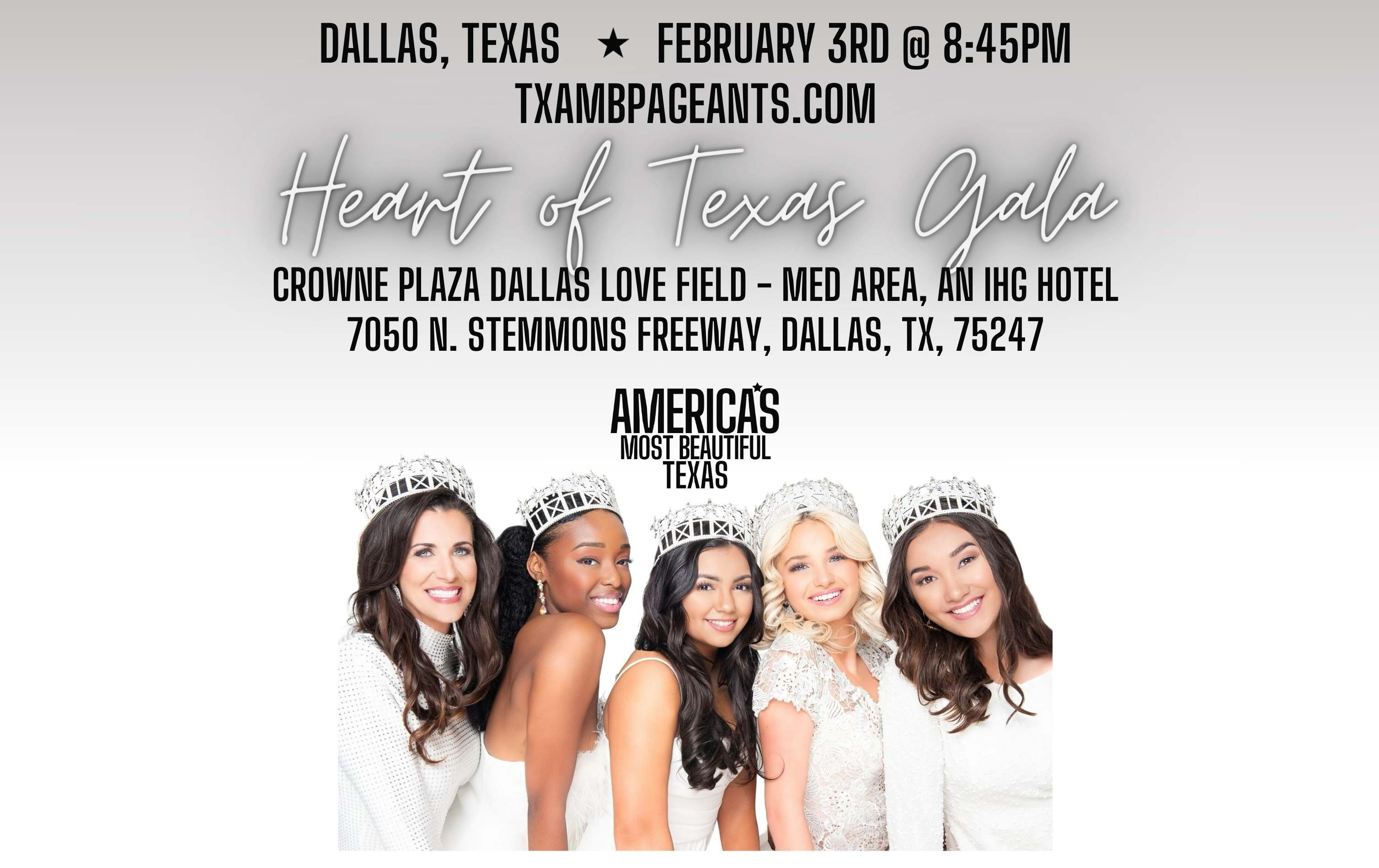 America's Most Beautiful Pageants Texas- Heart of Texas GALA Tickets ...