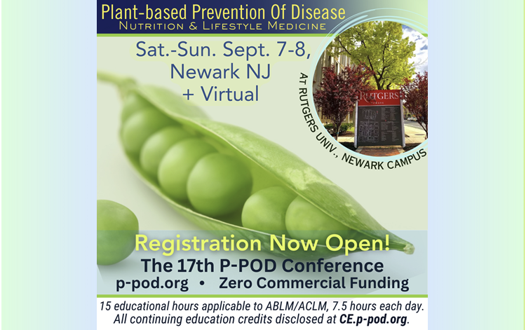 P-POD Nutrition & Lifestyle Med. Sept. 7-8, 2024: all-virtual Tickets ...
