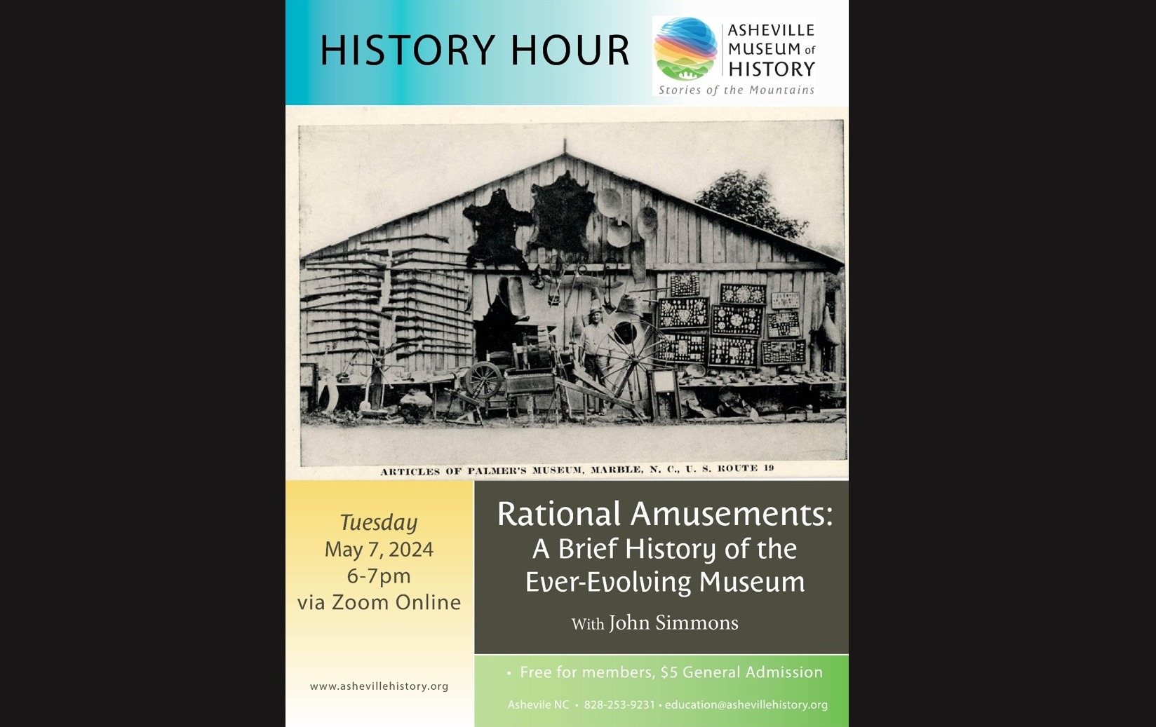 RESCHEDULED: History Hour - Rational Amusements: A Brief History of the ...