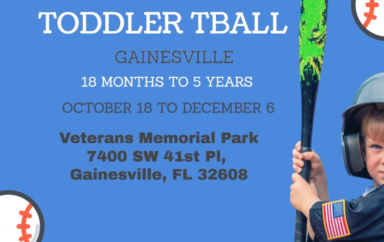 Gainesville Toddler T-ball Fall 2025 Tickets | Toddler Time, Inc