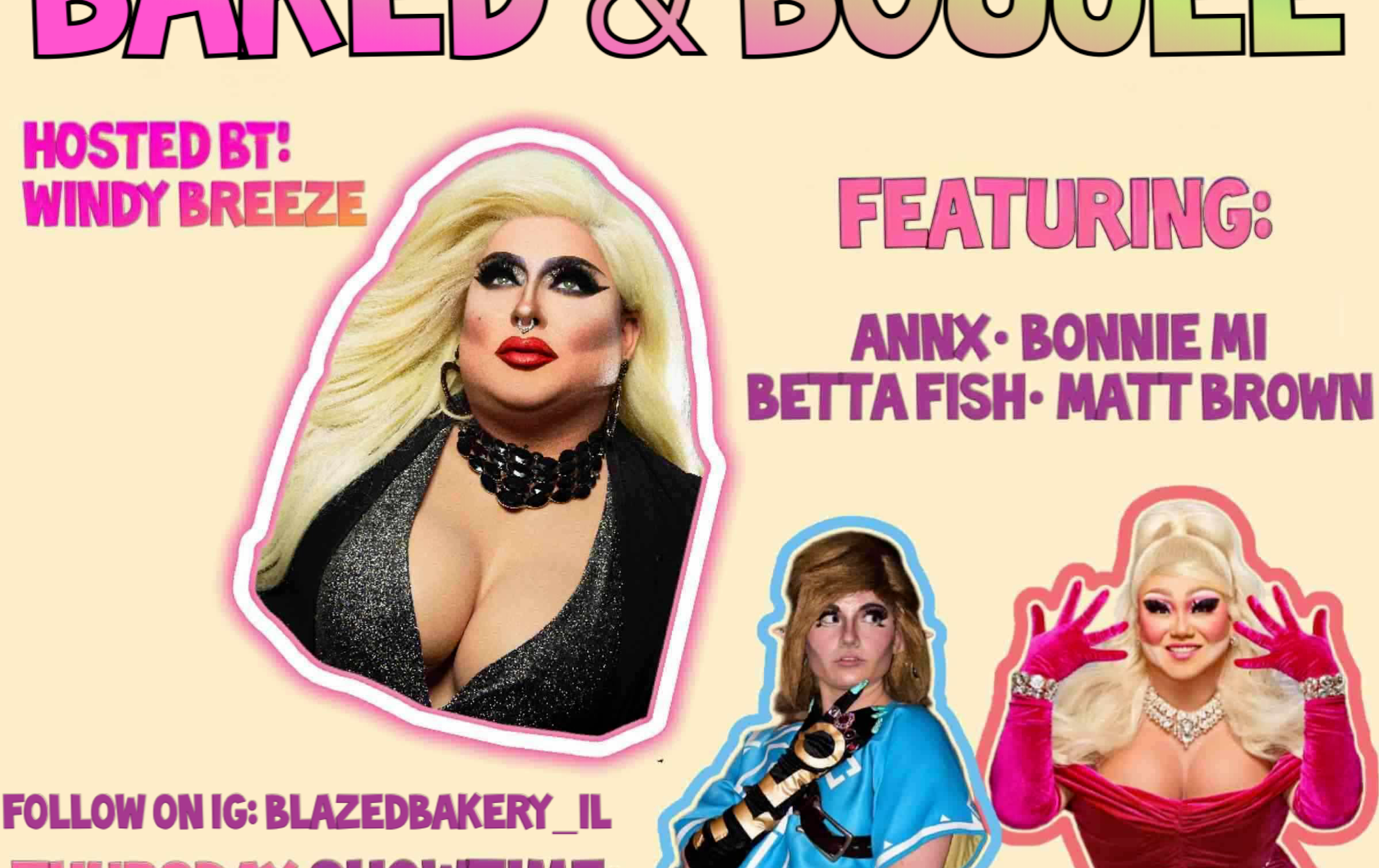 BAKED & BOUJEE - BLESSED COMEDY CABARET Tickets | Blazed Bakery