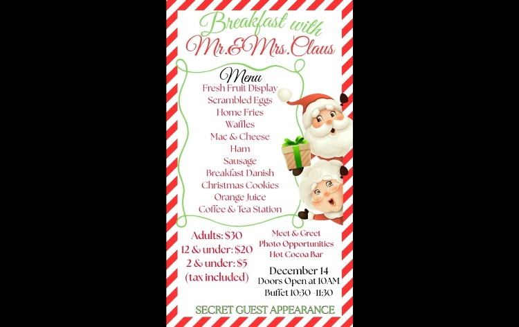 Breakfast with Mr. & Mrs. Claus Tickets | Venus de Milo