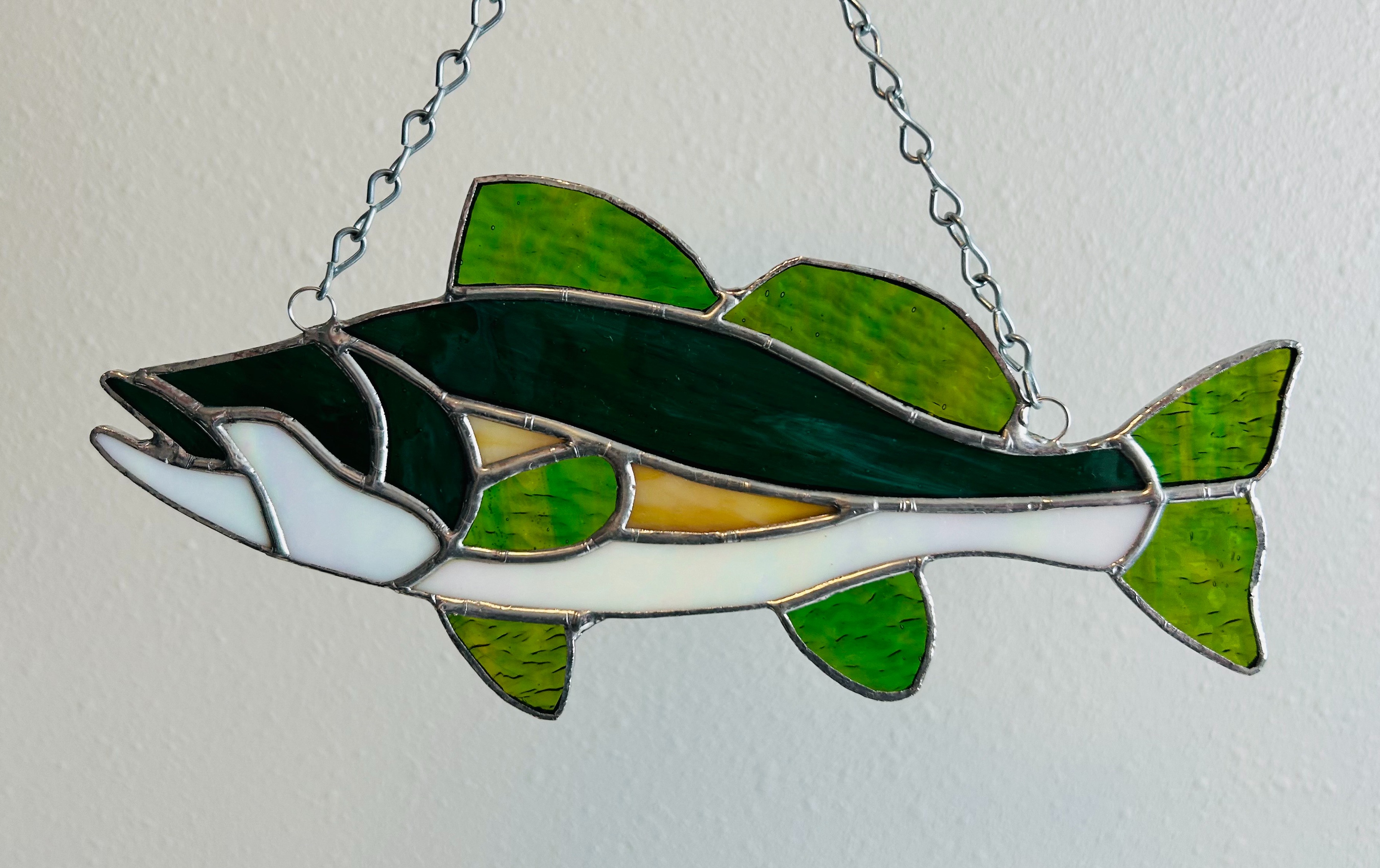 Stained Glass Walleye with Morgan's Stained Glass Tickets | Unglued