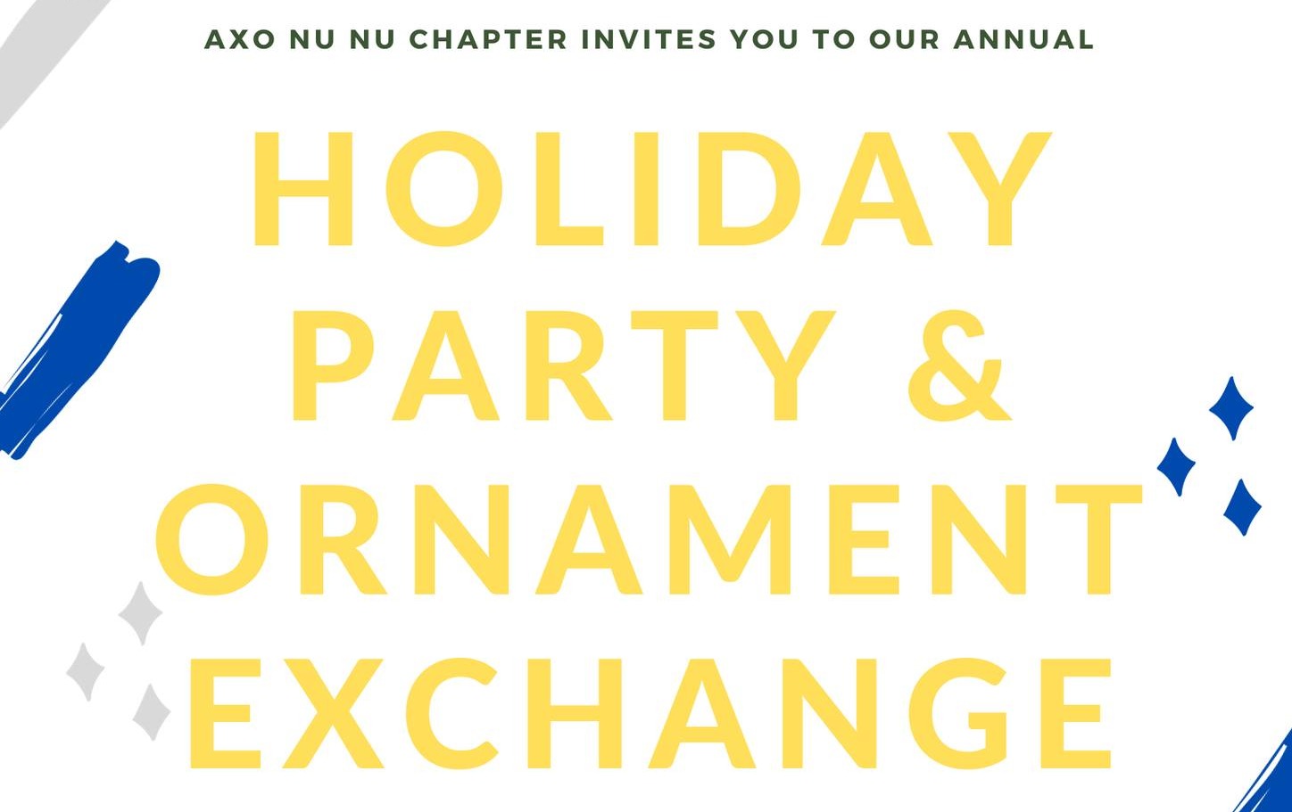 Annual AXO Holiday Party & Ornament Exchange Tickets | Nu Nu of Alpha ...