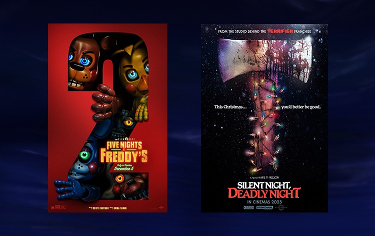 Five Nights at Freddy's 2 plus Silent Night, Deadly Night (2025 ...