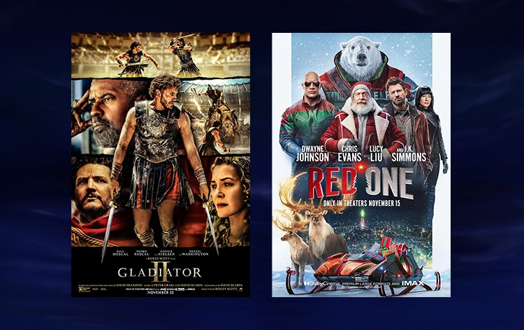 Gladiator 2 plus Red One Tickets | Skyline Drive-In