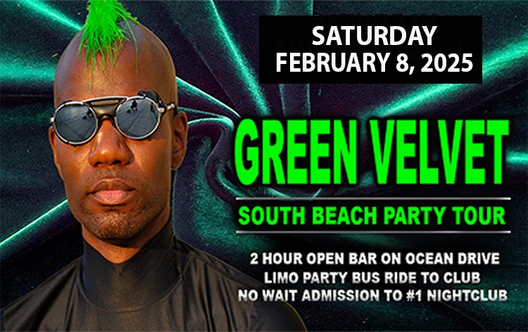 GREEN VELVET - SOBE to MB Techno-Rave Party Tour Tickets | Miami Bold ...