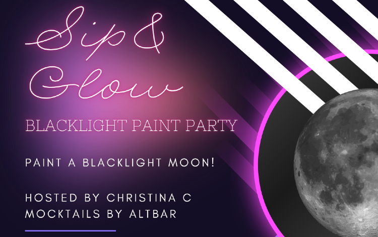 Sip & Glow: Blacklight Paint Party Tickets | Muck Duck Studio