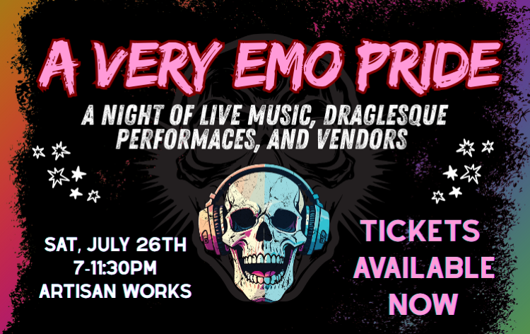A Very Emo Pride Tickets | Muck Duck Studio