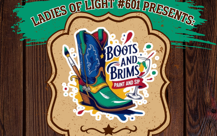 Boots and Brims Paint &Sip Tickets | Ladies of Light #601