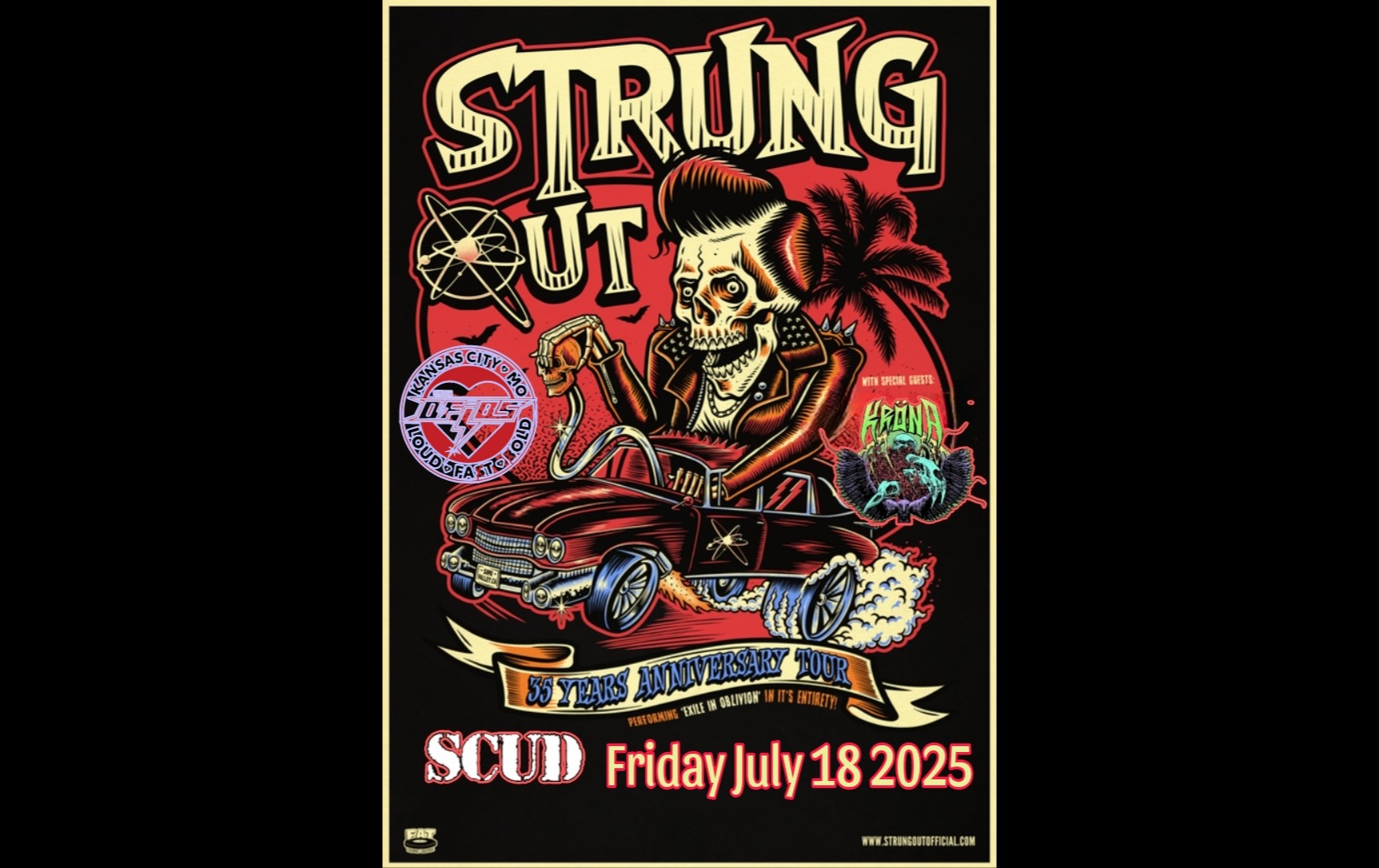 Strung Out with Krona and SCUD Tickets | Sk8bar