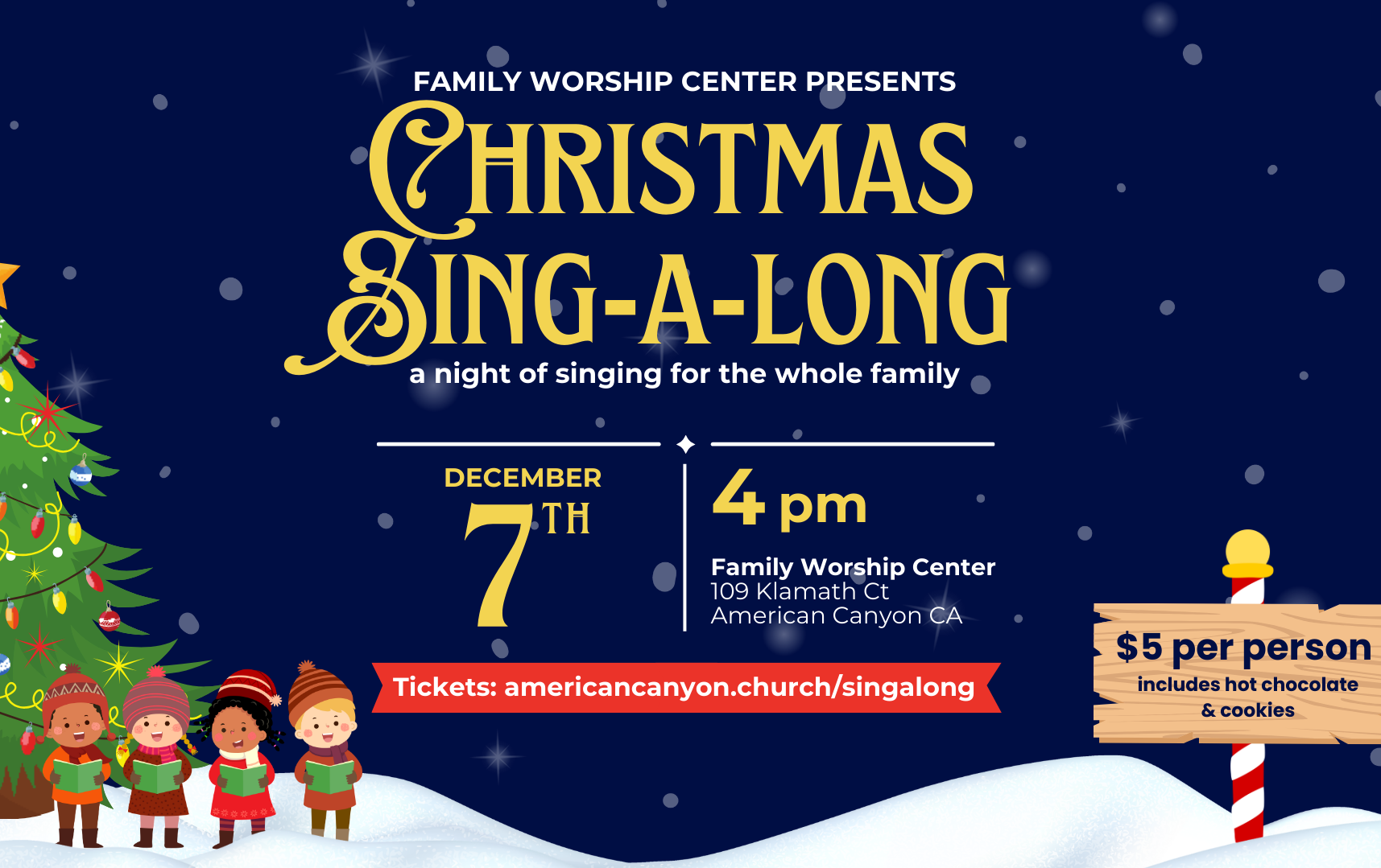 Christmas Sing-A-Long Tickets | Family Worship Center