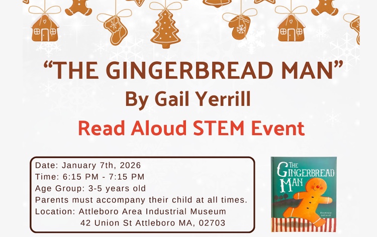 The Gingerbread Man - Read Aloud STEM Event Tickets | Attleboro Area ...