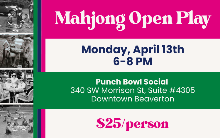 Mahjong 101 Lesson - Archived Tickets | Bird Bam Beth