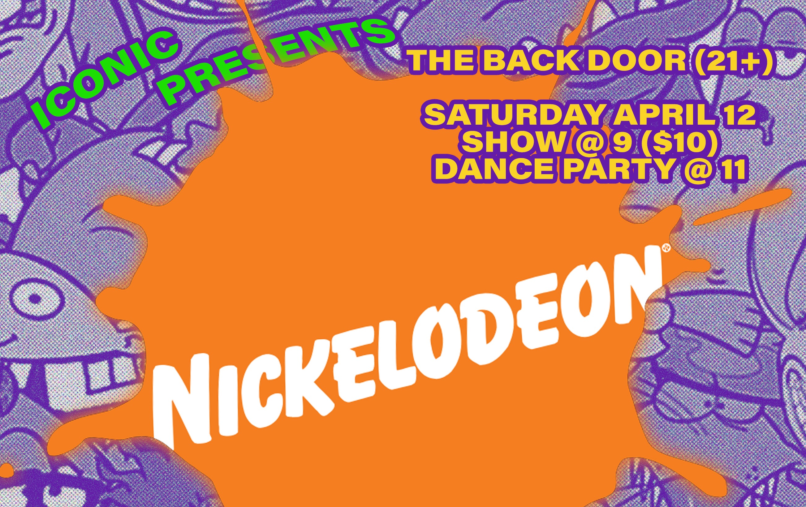 Iconic Presents: Nick @ Nite Tickets | The Back Door