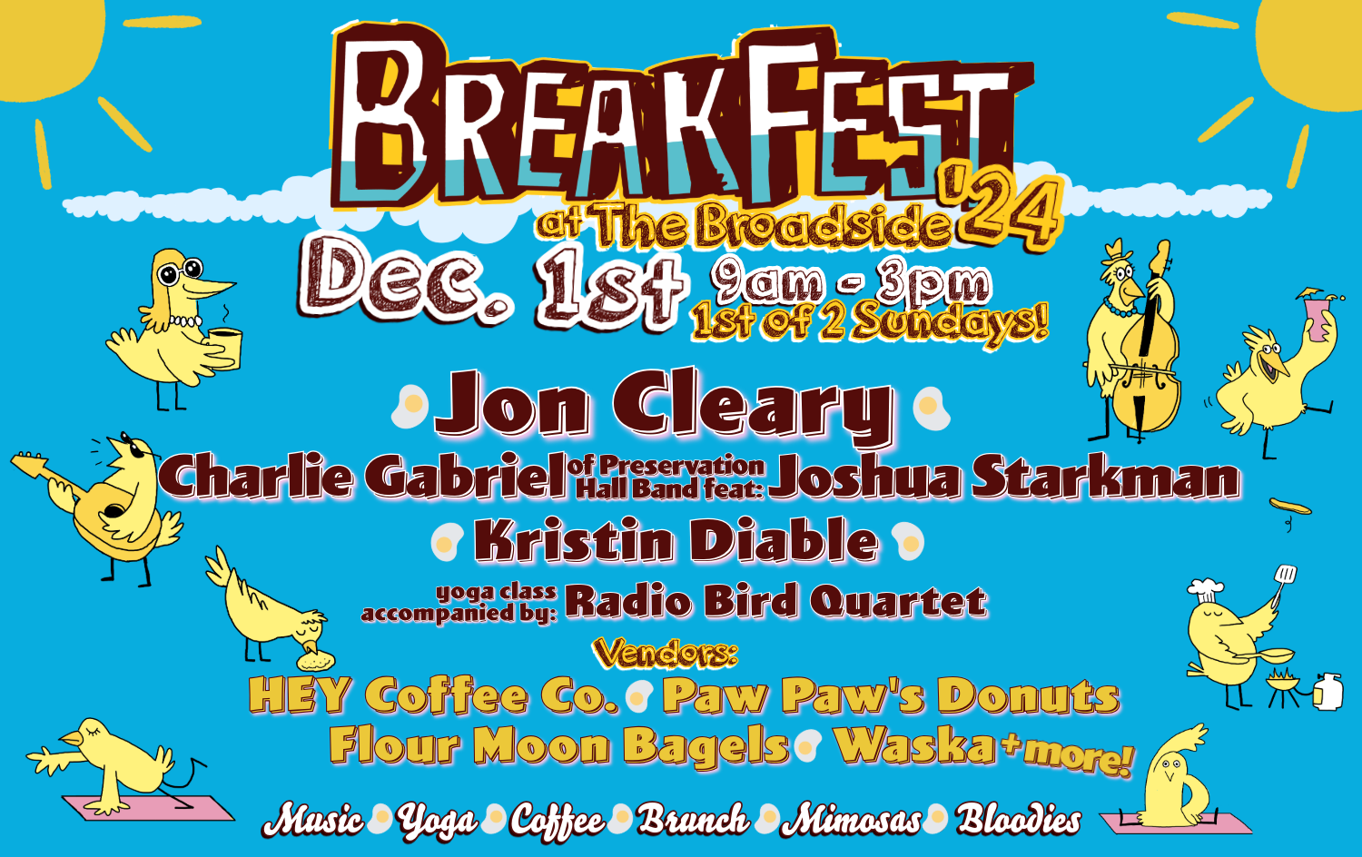 BreakFest 2024: First Sunday with Jon Cleary, Charlie Gabriel & Joshua ...