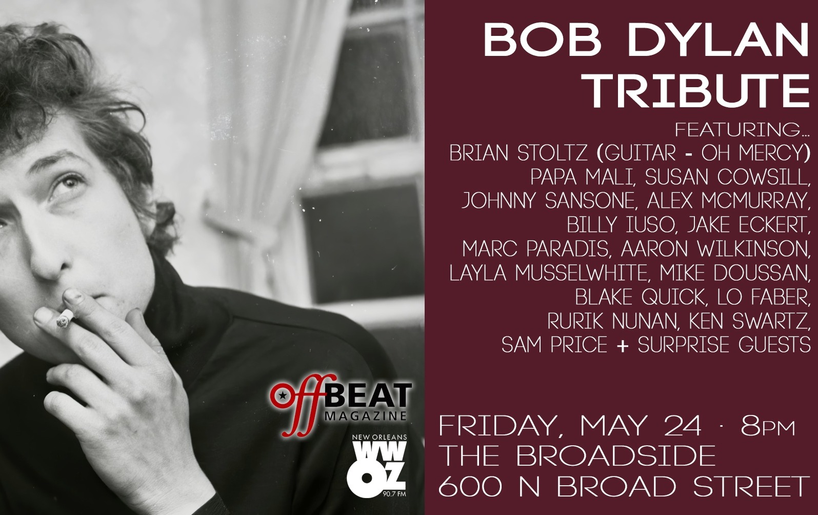 Bob Dylan Tribute Tickets | Simple Tix