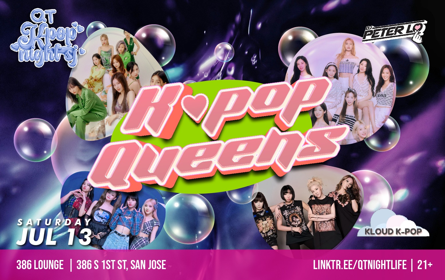 QT K-Pop Night SJ | K-Pop Queens, 21+ Tickets | QT Nightlife