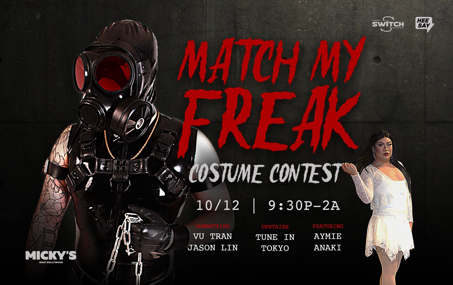 Switch WeHo | Match My Freak, 21+ Tickets | QT Nightlife