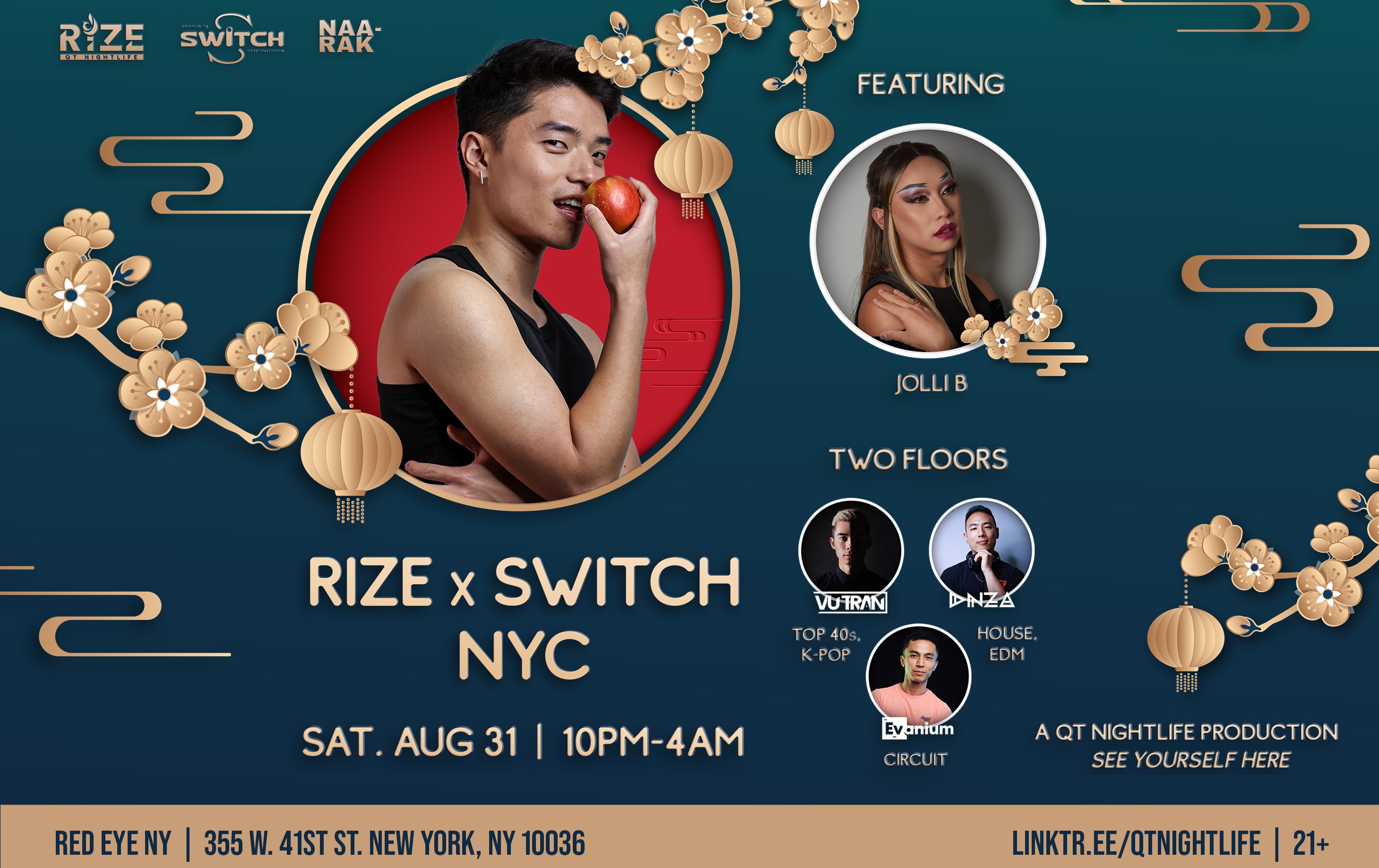 RIZE x Switch New York City: A Pop Up Event, 21+ Tickets | QT Nightlife