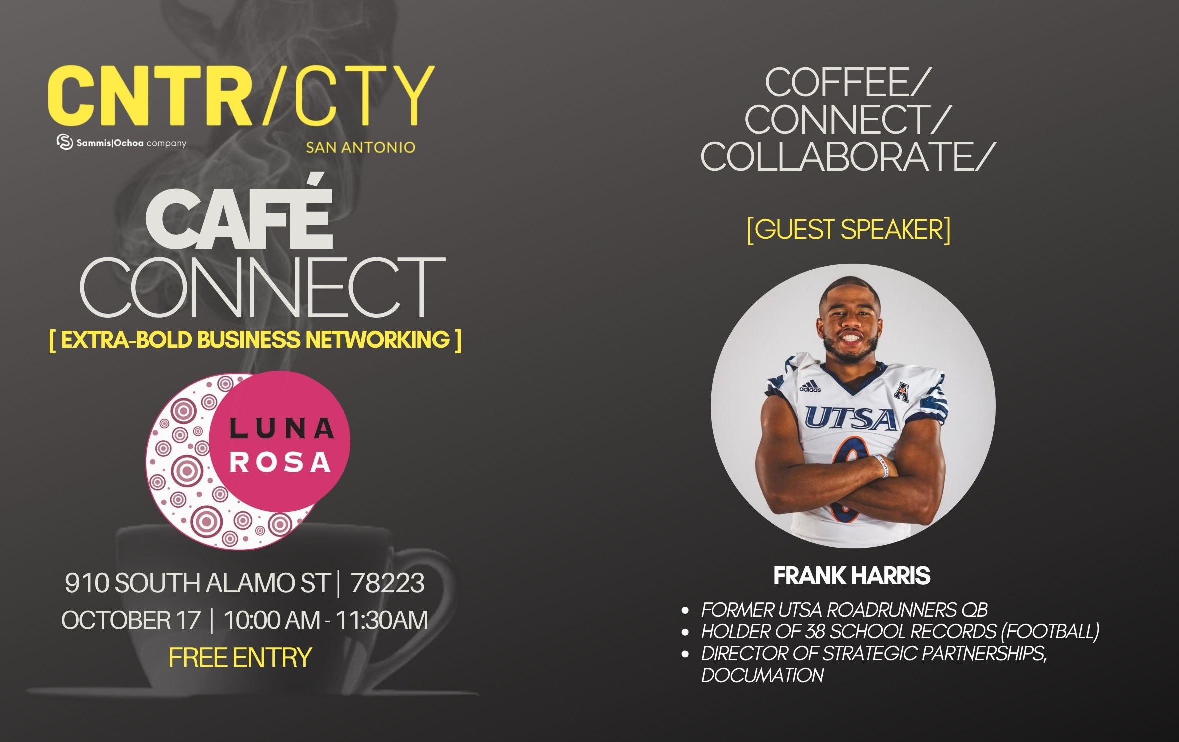 October: Café Connect: Extra-Bold Business Networking Tickets | Learn more