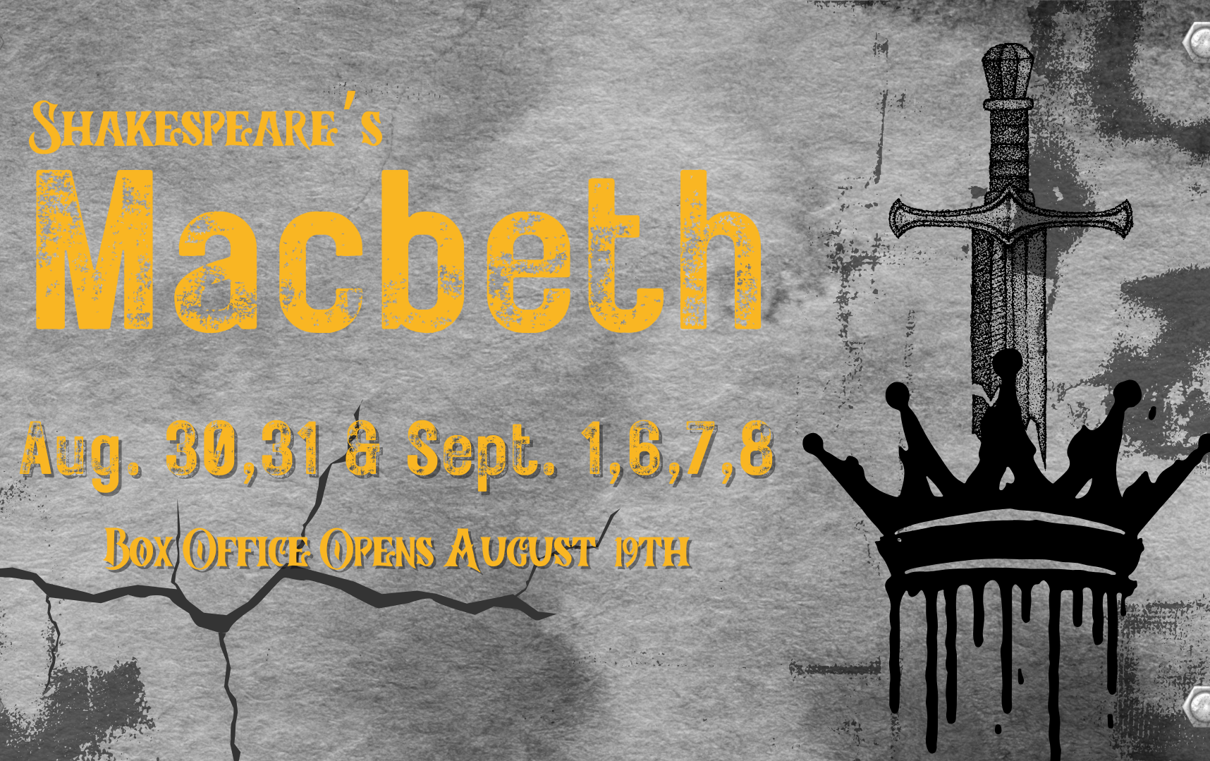 Macbeth Tickets | Starlighters II Theatre