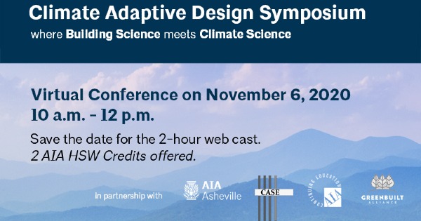 Climate Adaptive Design Symposium - where Building Science meets ...