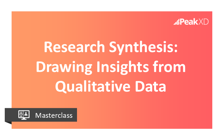 Research Synthesis: Drawing Insights from Qualitative Data Tickets | PeakXD