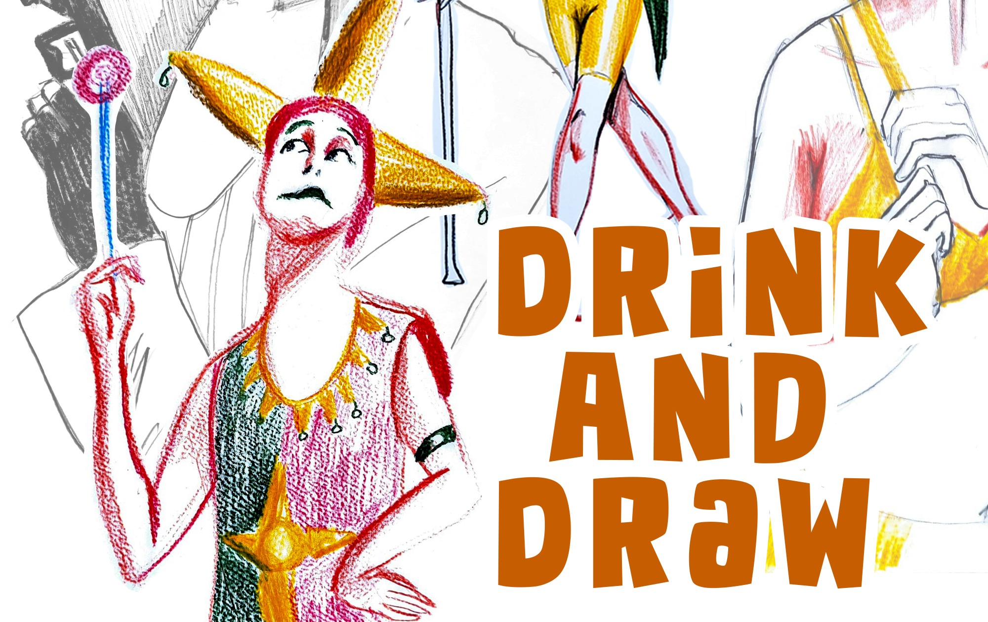 Drink and Draw December Tickets | Banana Block