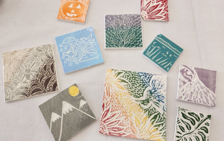 Sgraffito Tile Tickets | Sweet Art Emporium, LLC