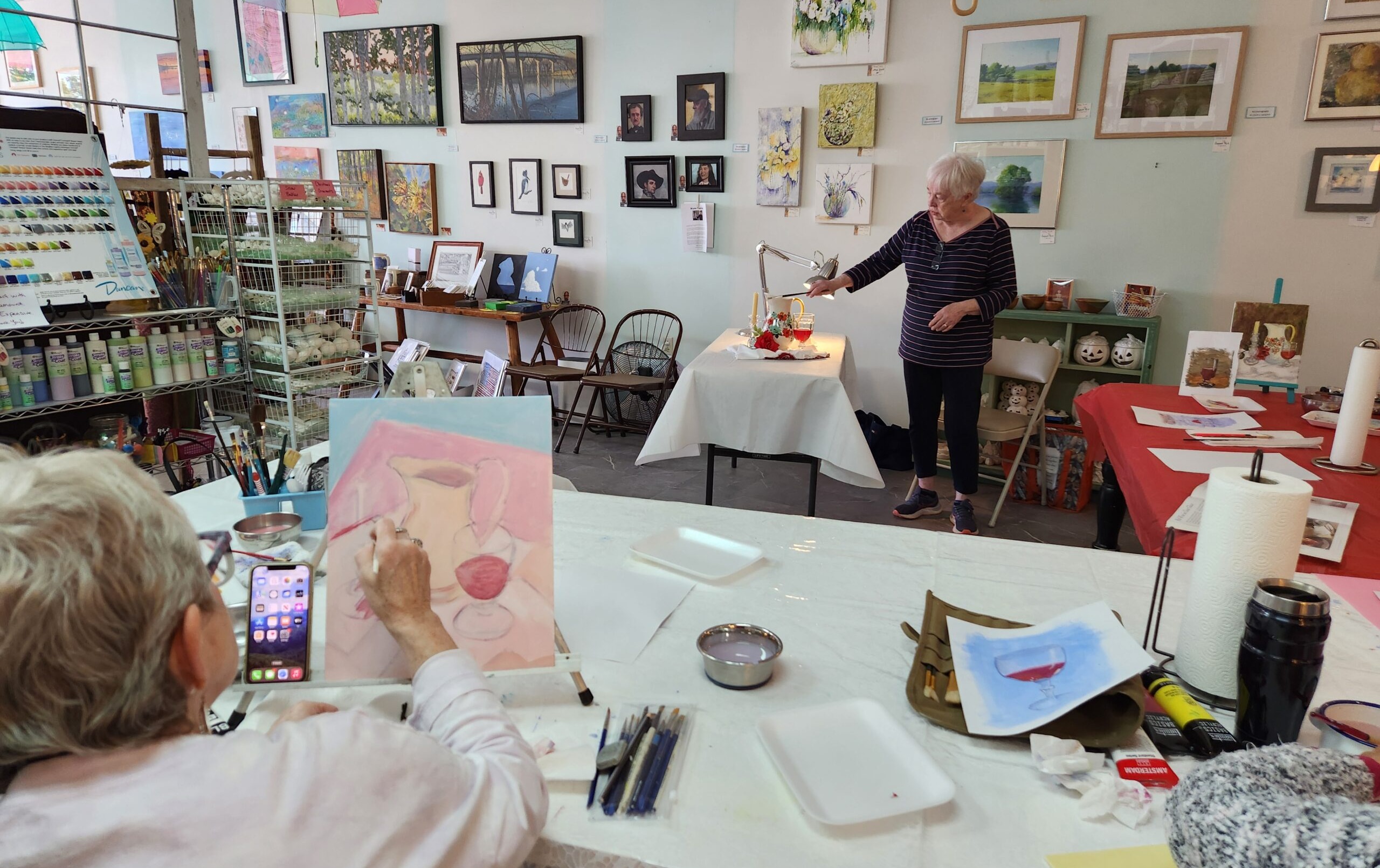 Cancelled-Acrylic Painting With Windy Tickets | Sweet Art Emporium, LLC