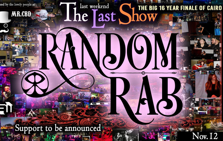 Random Rab - The last Cairo Friday Tickets | Cairo Ale House