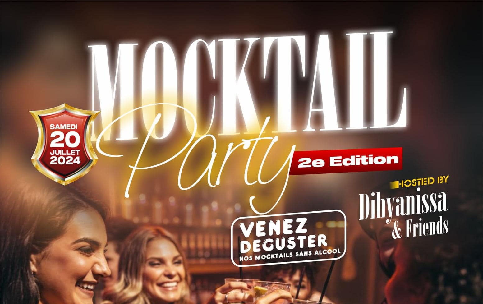 MOCKTAILS PARTY, 2e ÉDITION - SORTIE ENTRE FILLES ! Tickets | DihyaNissa