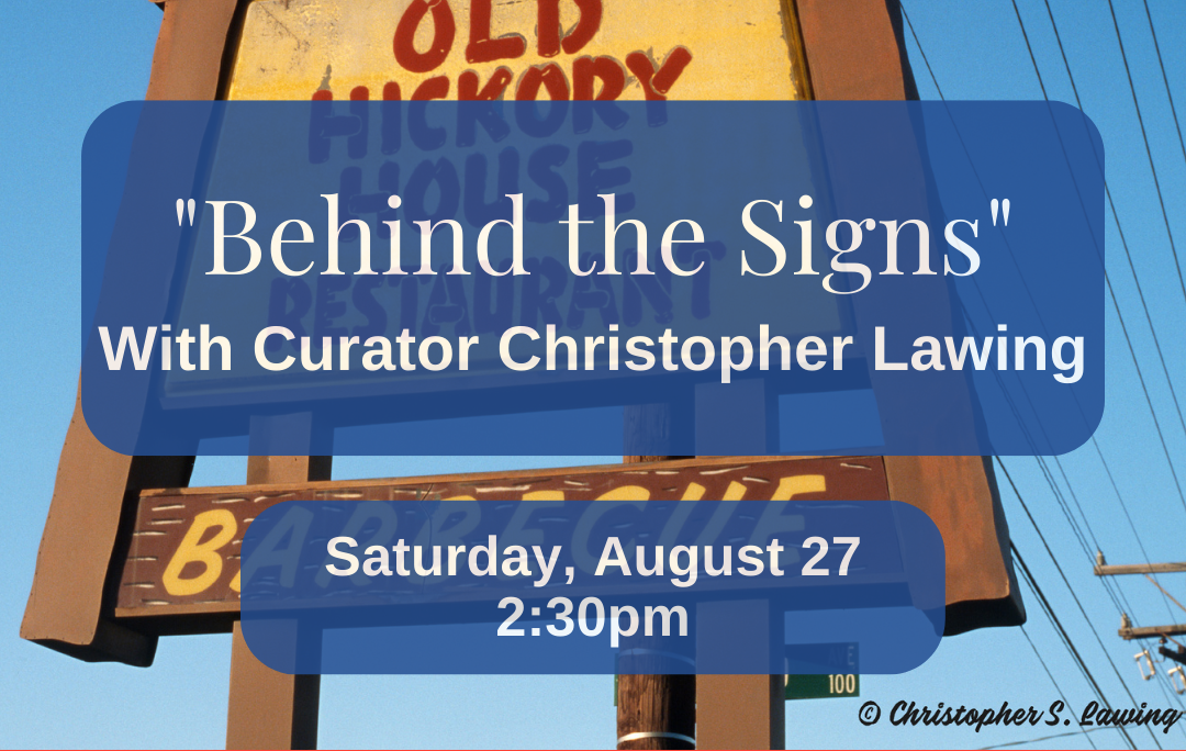 "Behind the Signs" with Christopher Lawing Tickets | The Charlotte ...