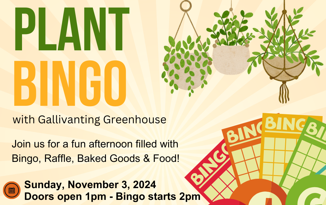 Plant Bingo at Union UCC Tickets | Gallivanting Greenhouse
