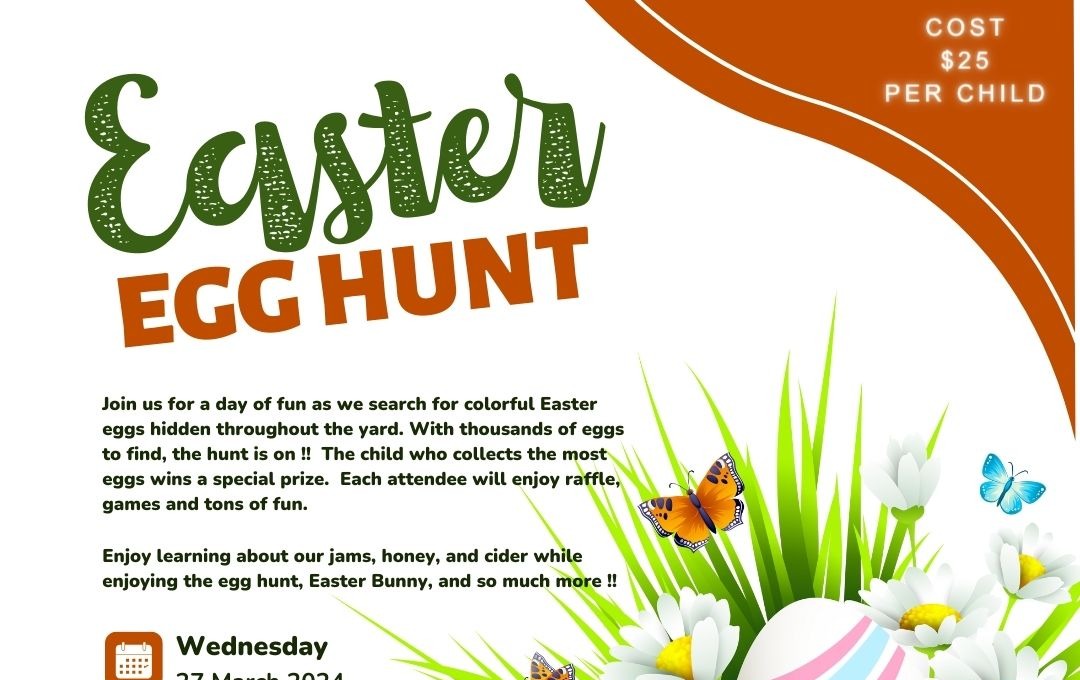 Annual Easter Egg Hunt Field Trip at Seven Springs! Wednesday, March 27 ...