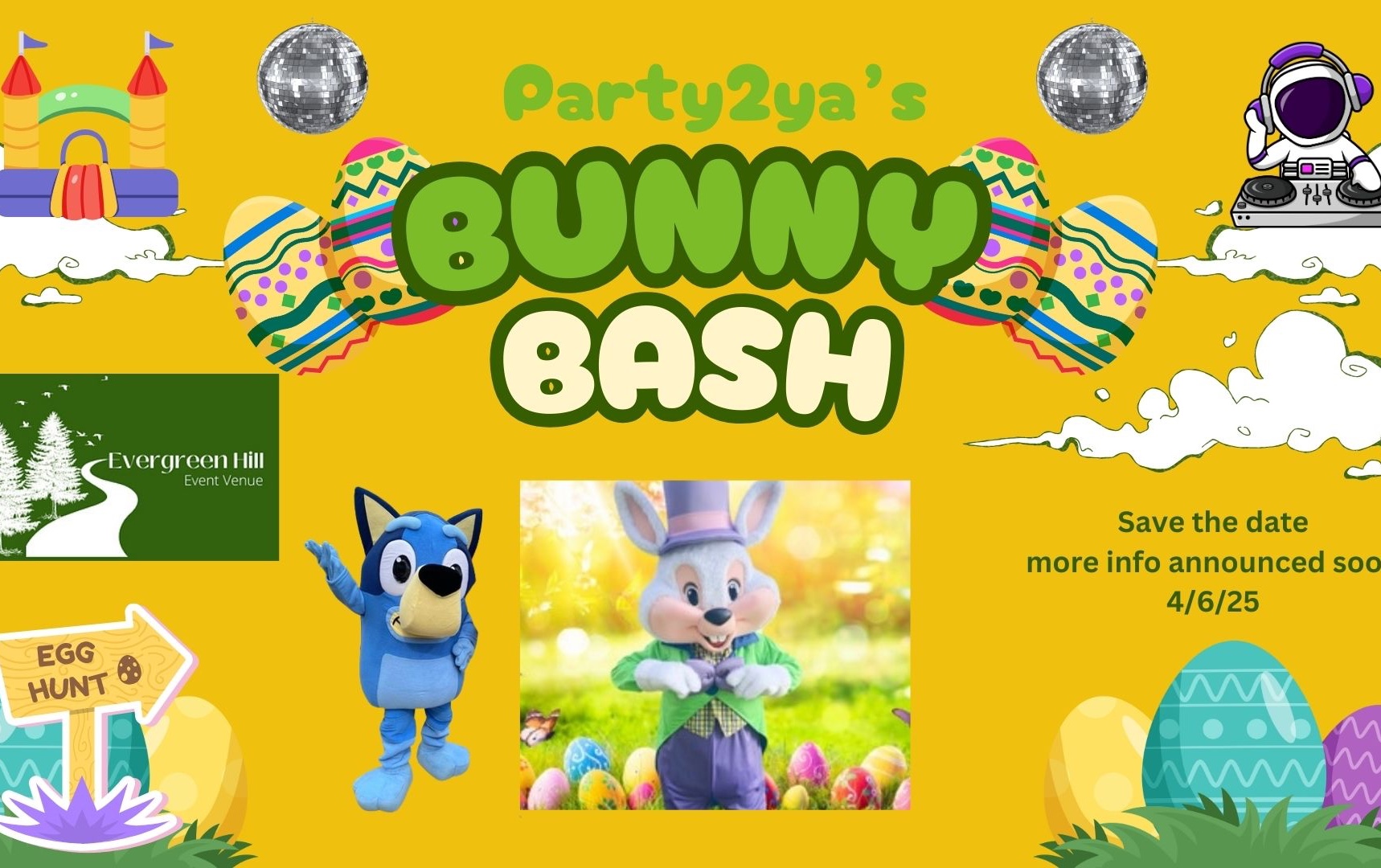 Bunny bash Tickets | Party2ya party haus