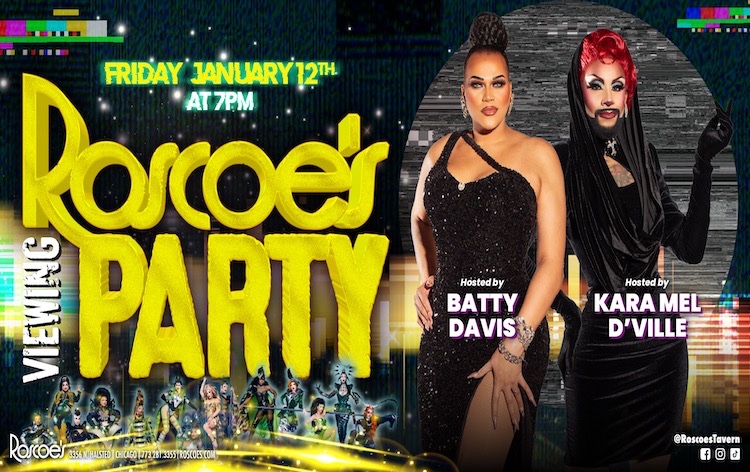 Roscoe's RuPaul's Drag Race Season 16 Viewing Party with Batty Davis ...