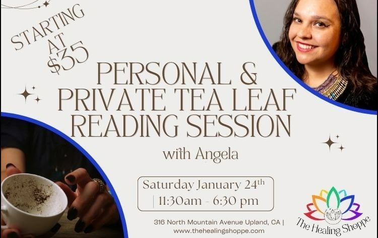 Private Tea leaf reading Session with Angela Tickets | The Healing ...
