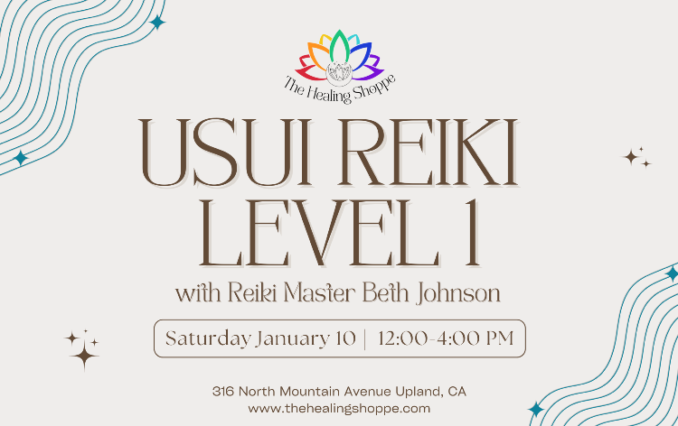 Usui Reiki Level 1 Certification Course Tickets | The Healing Shoppe ...