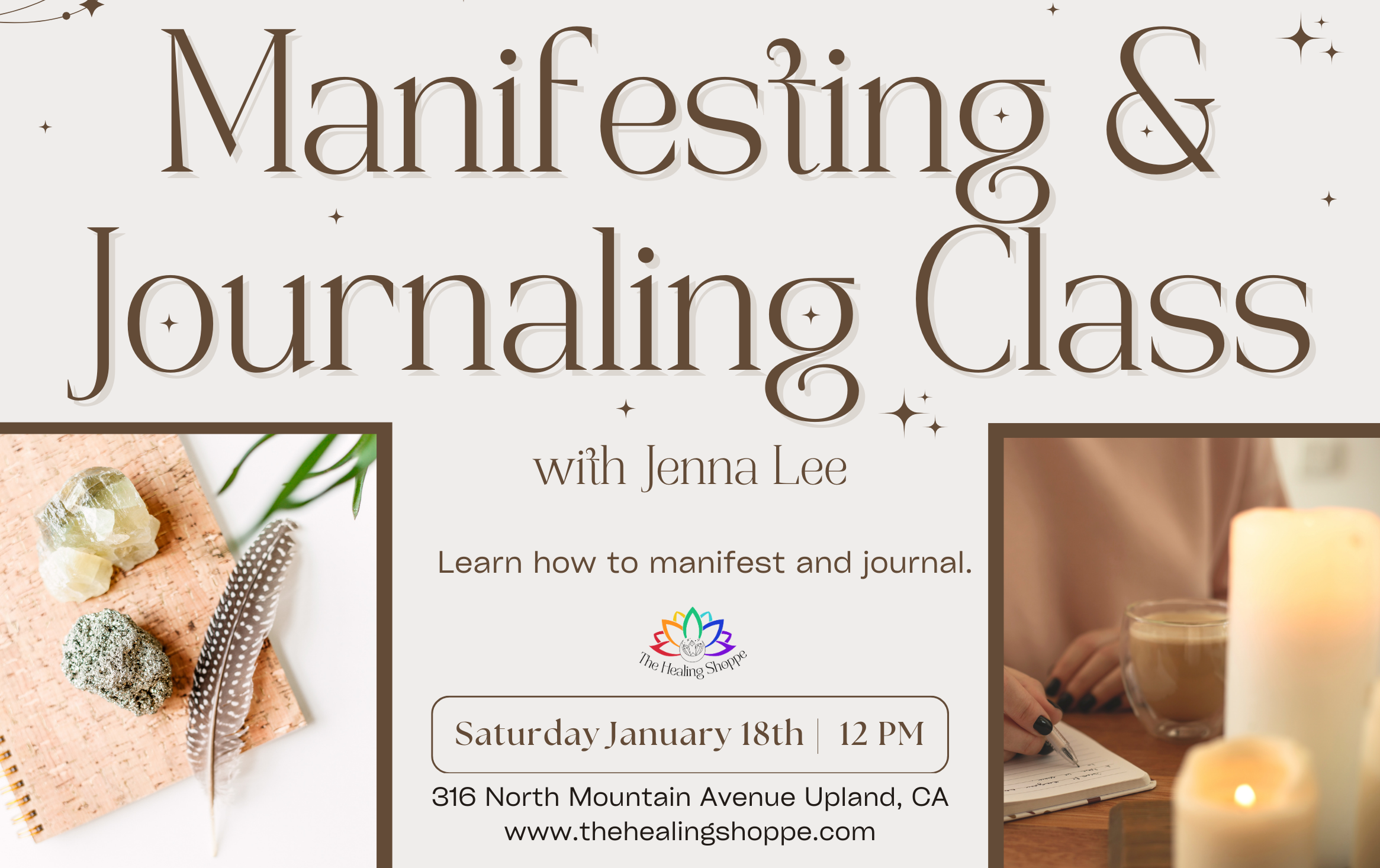 Manifesting/Journaling Class: How To Create Your Vision and Write Your ...