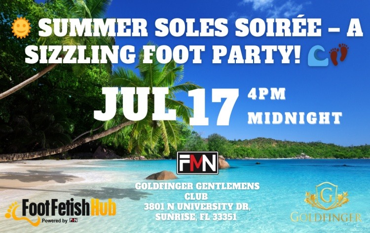 Summer Soles Soirée – A Sizzling Foot Party! Tickets | FootHub.event