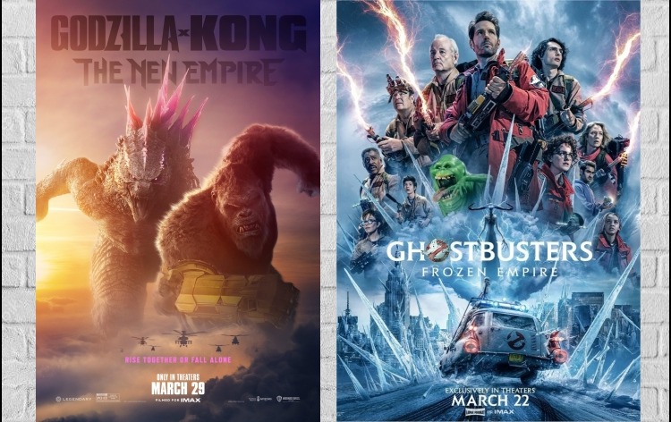 Godzilla x Kong / Ghostbusters(Screen 2) (Online Sales end 5:30 PM day ...