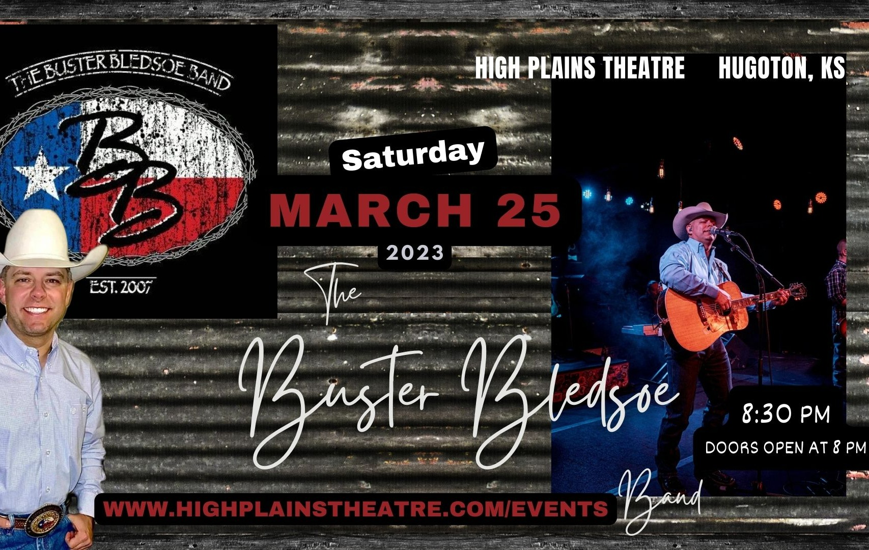 The Buster Bledsoe Band Tickets | High Plains Theatre